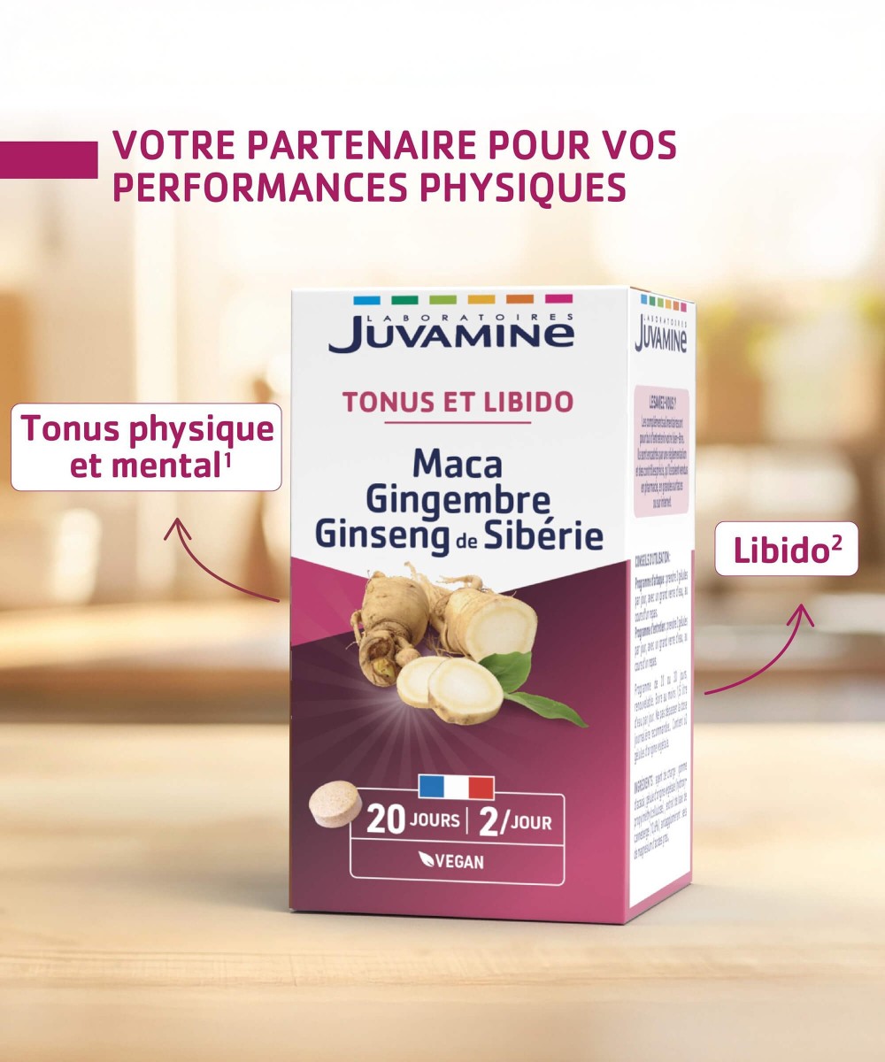 Maca Gingembre Ginseng de Sibérie - Tonus et libido - 40 comprimés ...