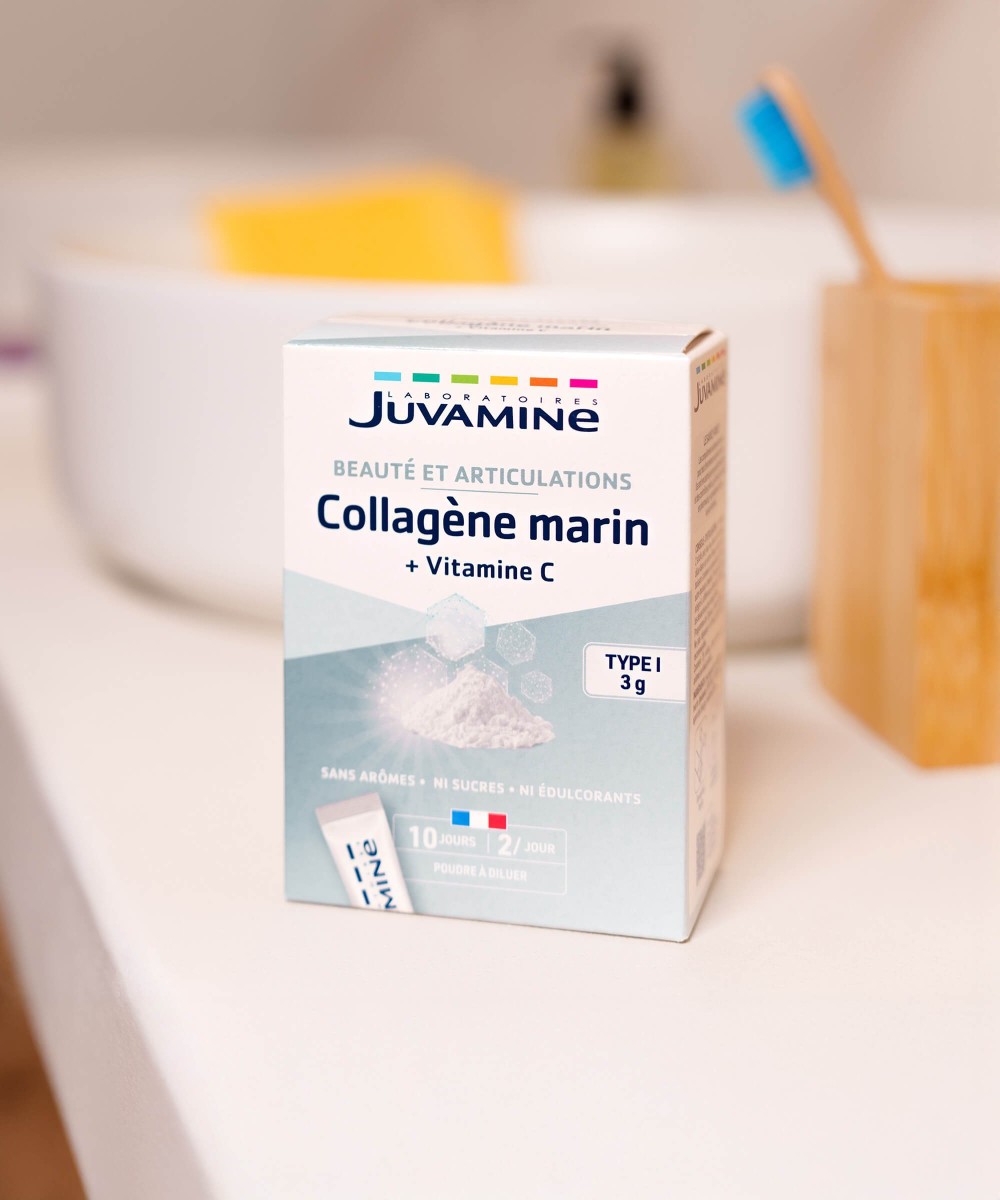 Collagène Marin 3000 mg - Beauté 20 sticks à diluer | Juvamine